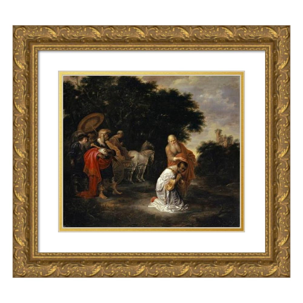 Gijsbert Jansz. Sibilla 14x12 Gold Ornate Wood Frame and Double Matted ...