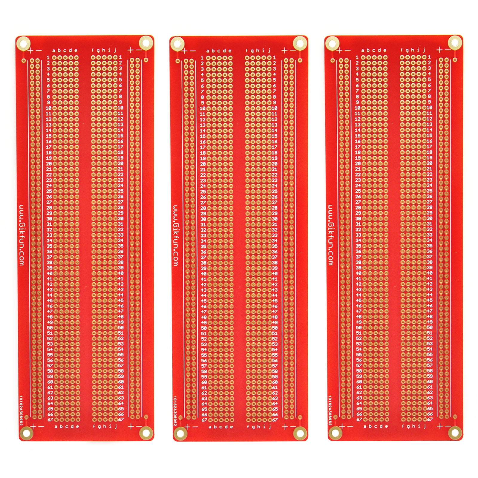Gikfun Large Solder-able Breadboard Gold Plated Finish Proto Board PCB ...