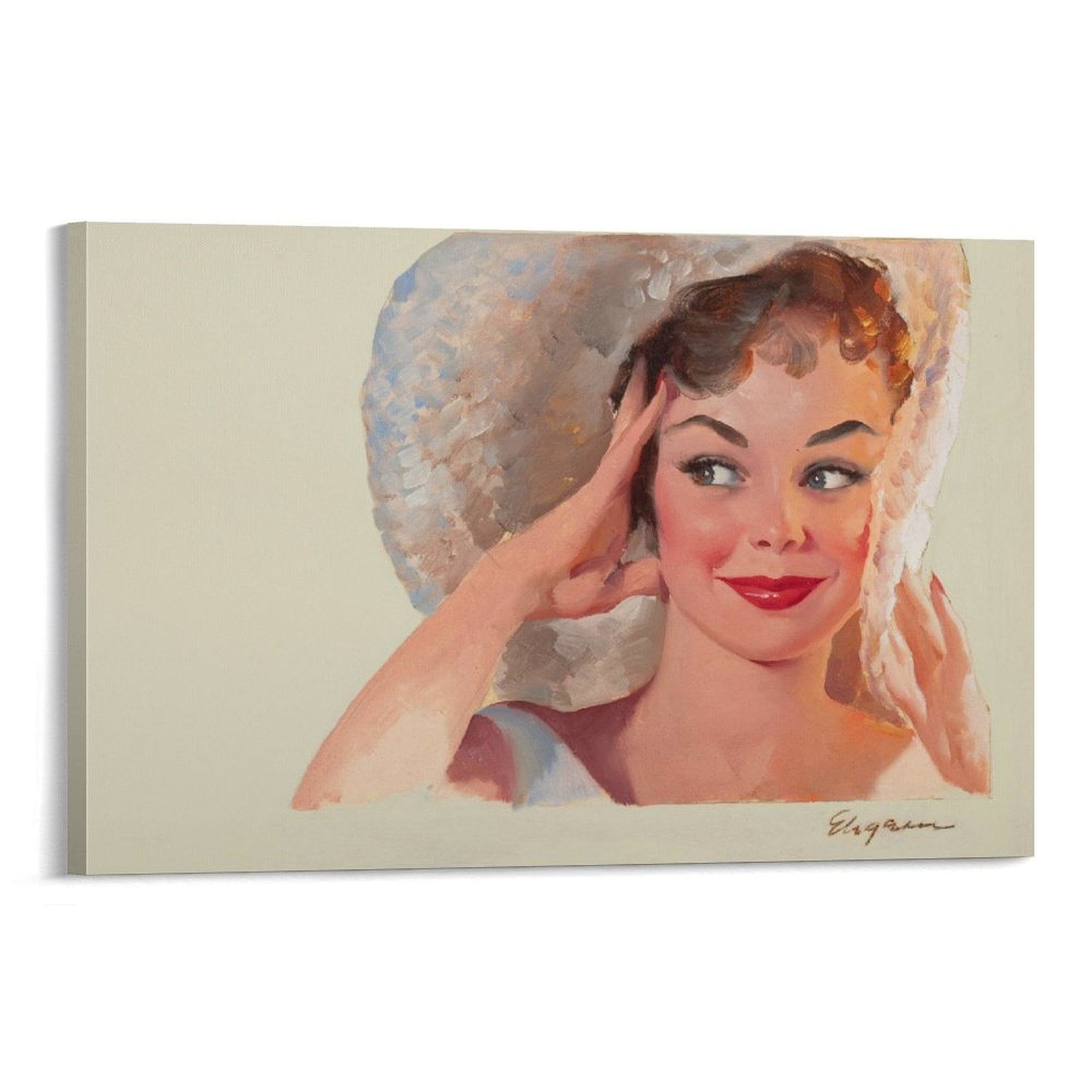 Gil Elvgren Vintage 1950s Pi-n-Up Girl Sexy Illustration Print (126 ...