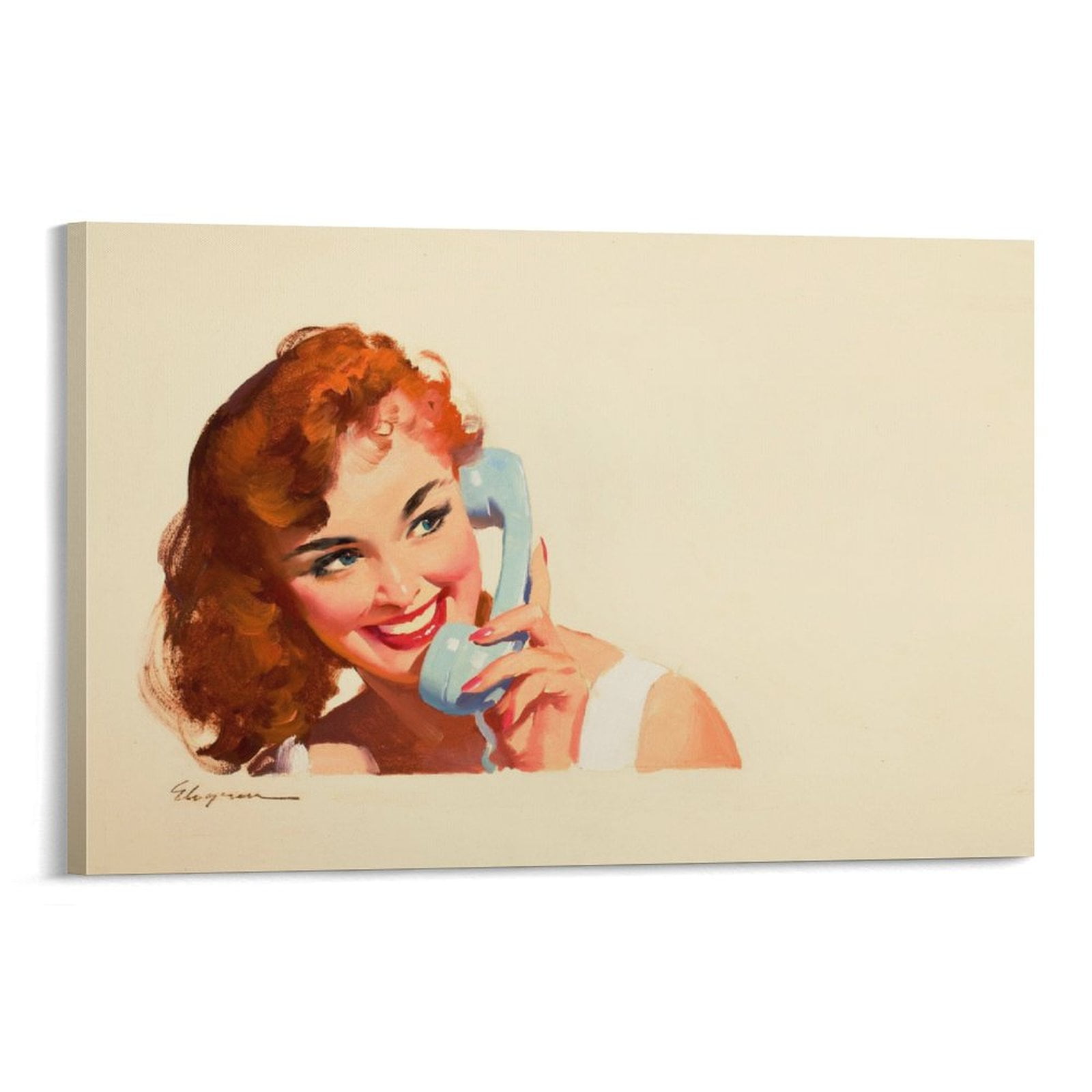 Gil Elvgren Vintage 1950s Pi-n-Up Girl Sexy Illustration Print (139 ...