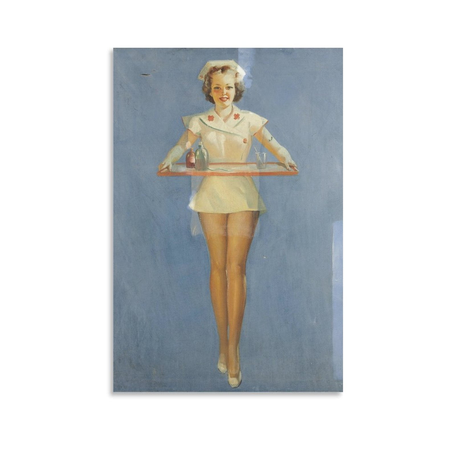 Gil Elvgren Vintage 1950s Pi-n-Up Girl Sexy Illustration Print (22 ...