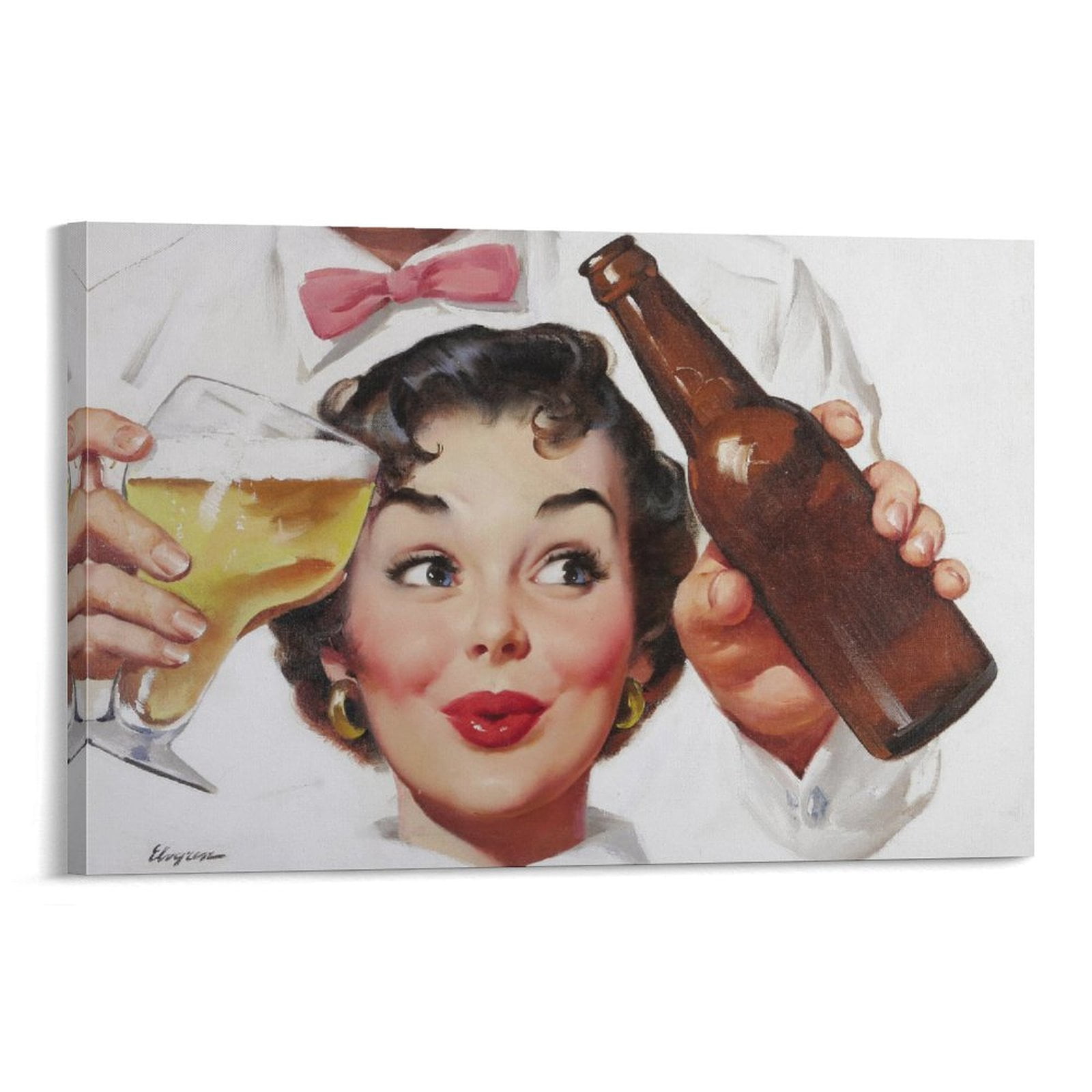 Gil Elvgren Vintage 1950s Pi-n-Up Girl Sexy Illustration Print (27 ...