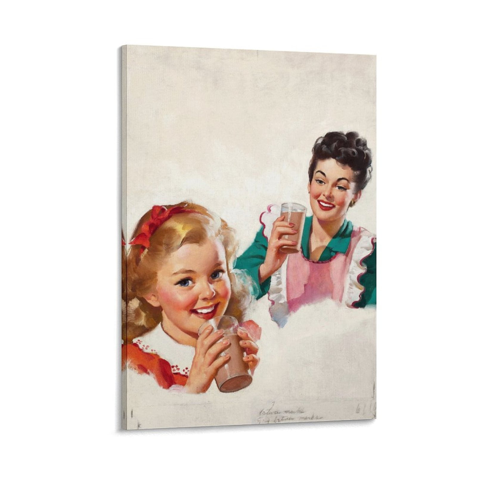 Gil Elvgren Vintage 1950s Pi-n-Up Girl Sexy Illustration Print (91 ...