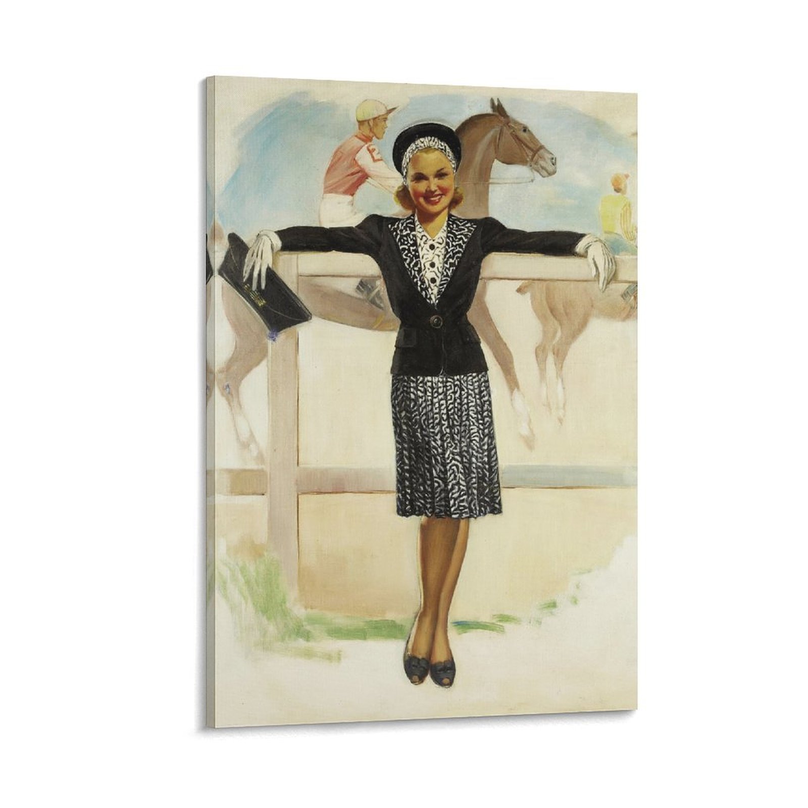Gil Elvgren Vintage Girl Illustration Print Painting (35) Painting On ...