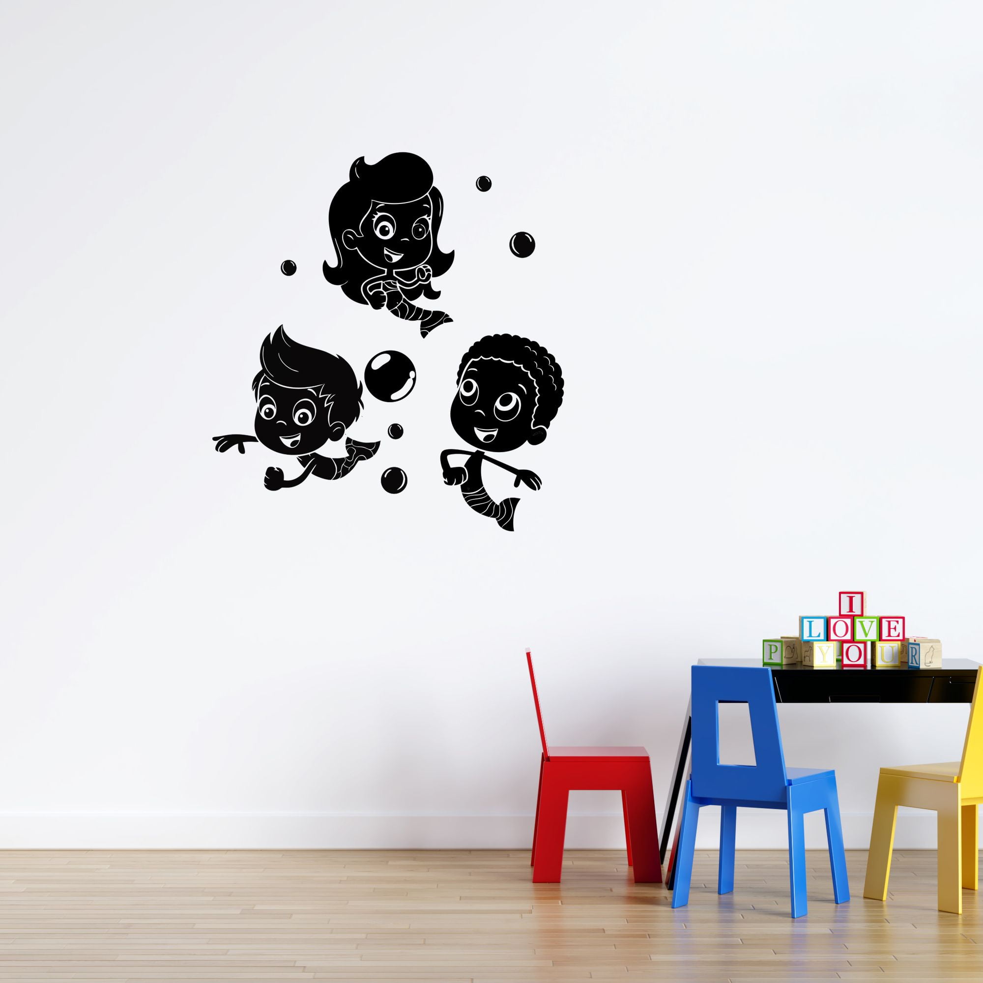 Gil Goby And Molly Wall Art Decal | Vinyl Bubble Guppies Comedy Cartoon ...