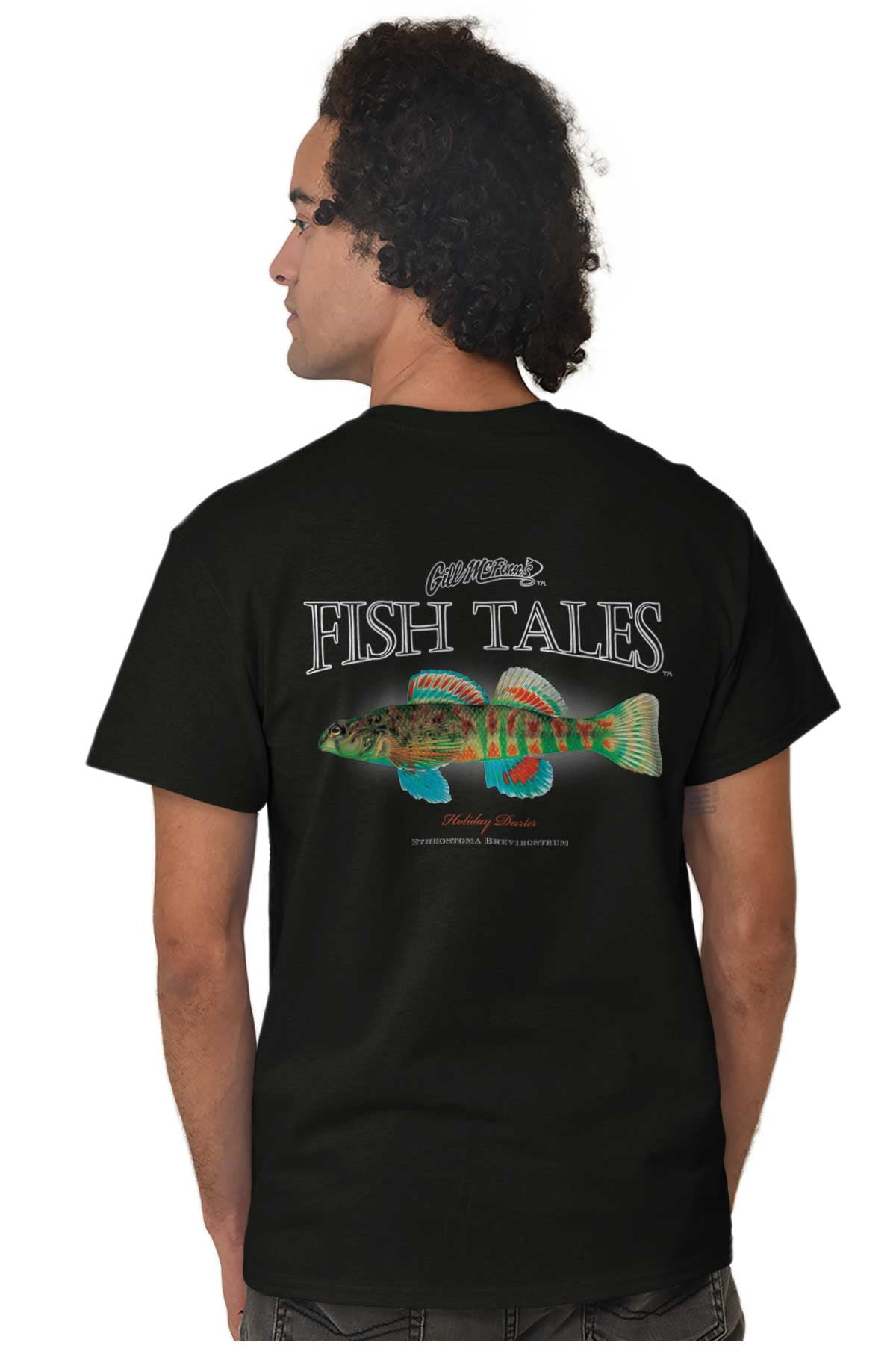 Gil McFinn Darter Fishing Fisherman Unisex Plus Size Graphic Tee Brisco ...