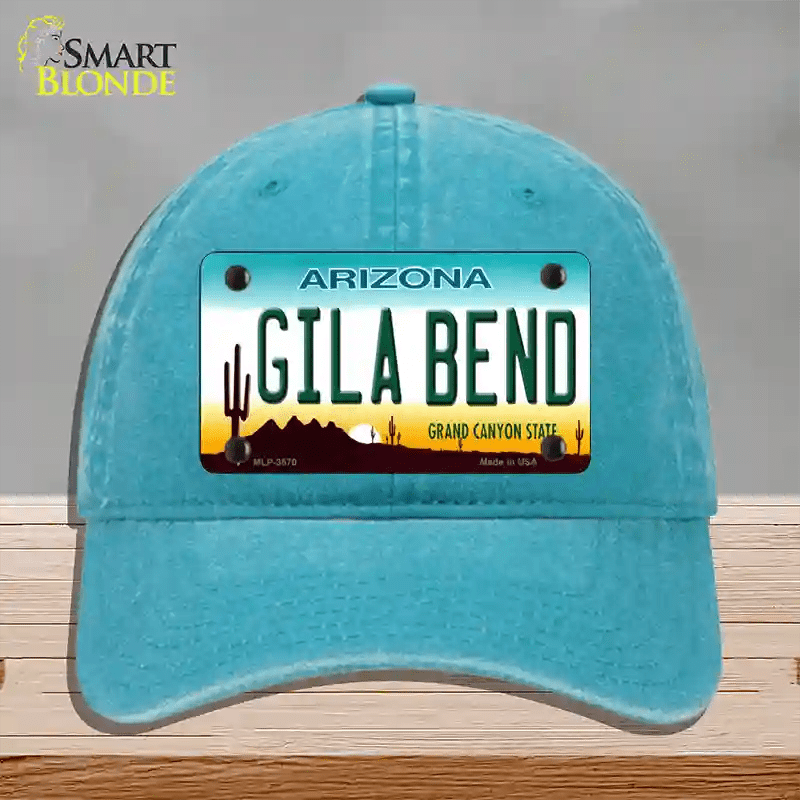 Gila Bend Arizona Novelty License Plate Hat Unconstructed Cotton Lake ...