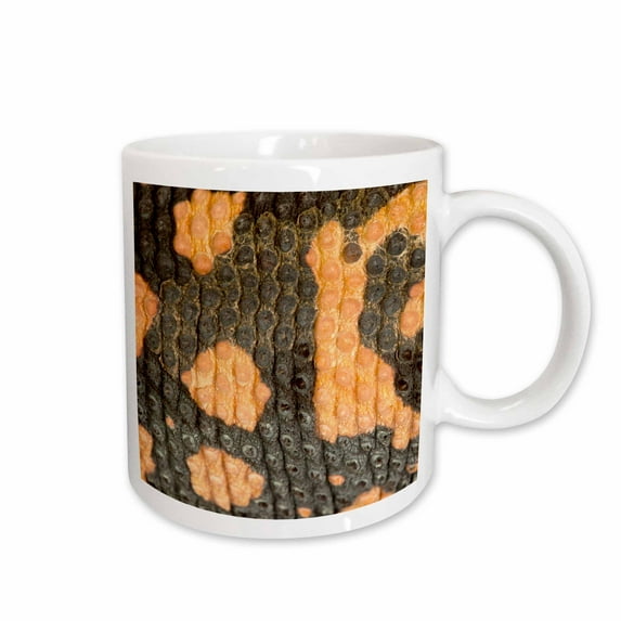 3drose, Gila Monster Lizard Pattern, Captive. Usa - Na02 Pox0049 - Pete Oxford, 15oz Mug ...