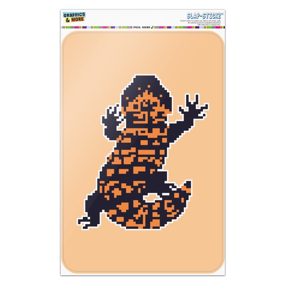 Gila Monster Pixel Lizard Home Business Office Sign - Walmart.com