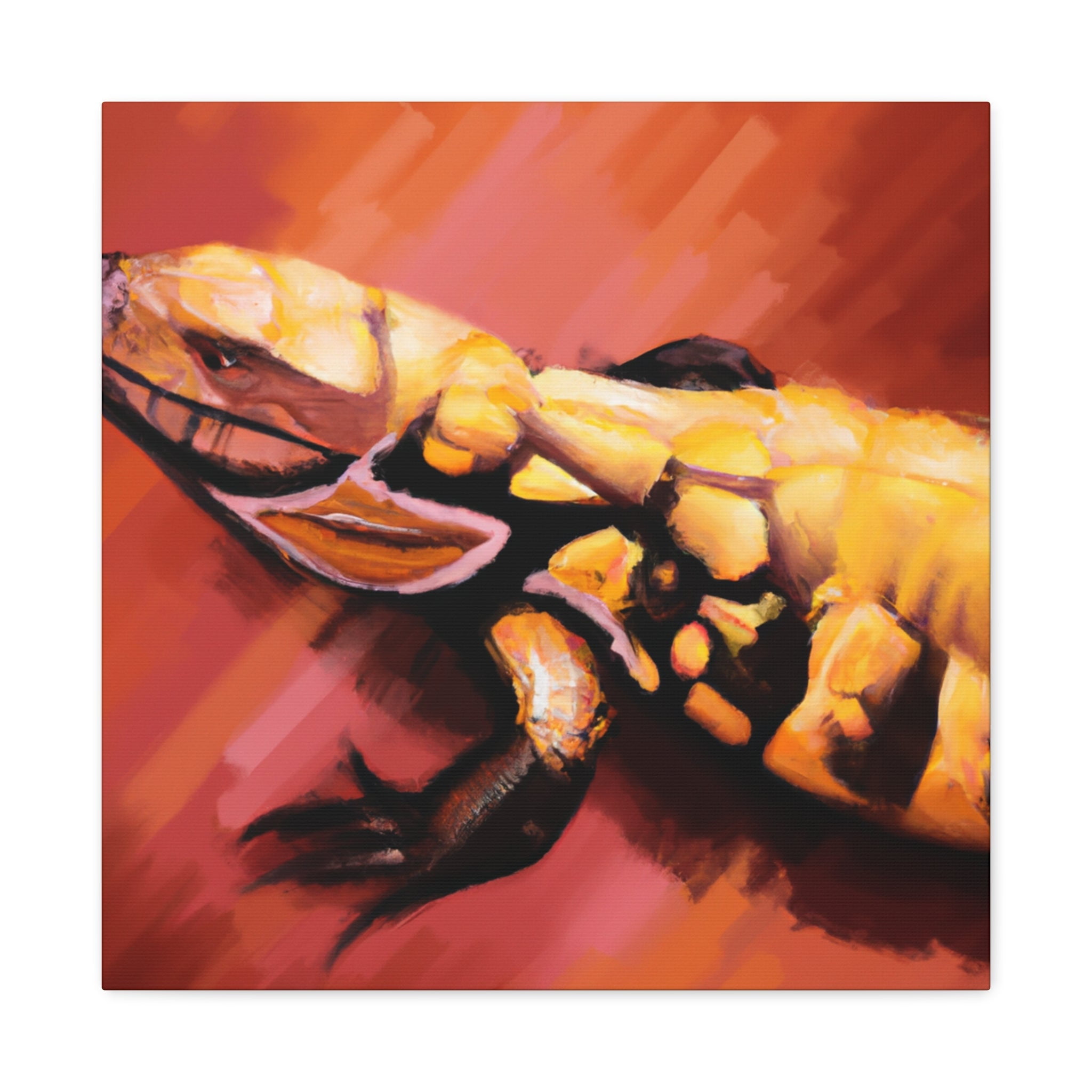 Gila Monster Reflection - Canvas - Walmart.com