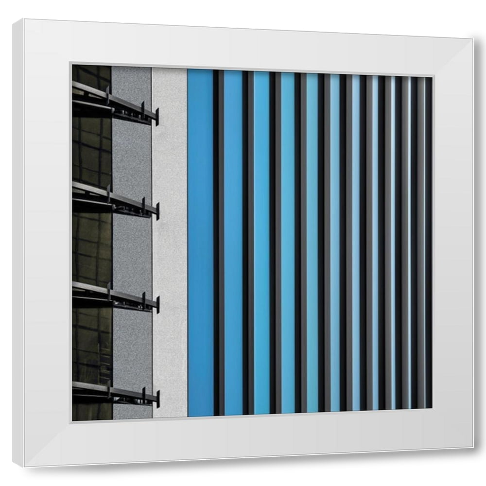 Gilbert Claes 4x14 White Modern Wood Framed Wall Art Titled - Anchored Links - Walmart.com