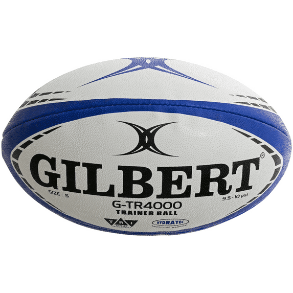 Official Gilbert G-TR4000 Training Rugby Ball - Navy, 3 Ply Poly-Cotton ...