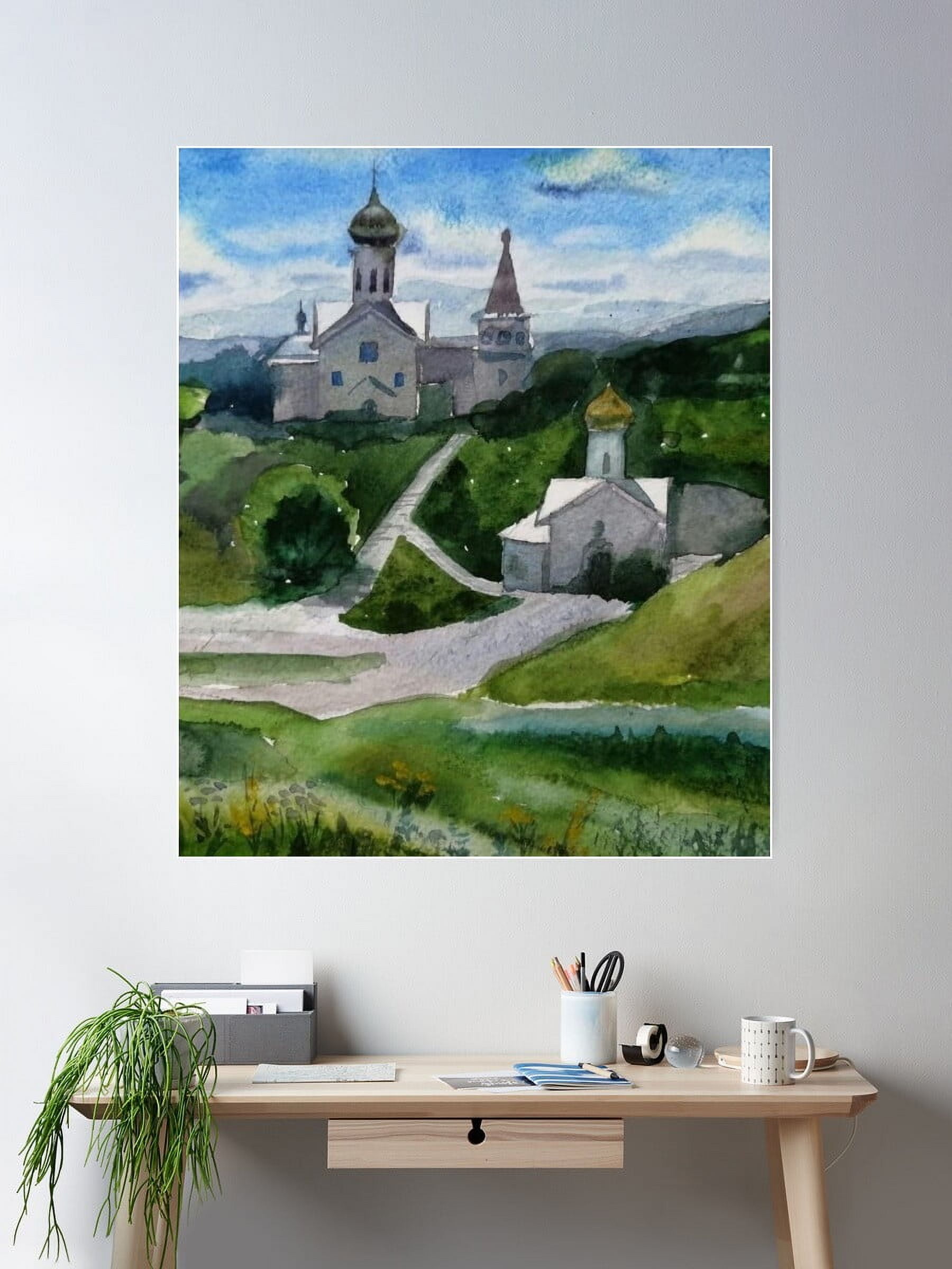 Gilbert Garden Poster Wall Art, Modern Wall Decor For Living Room ...