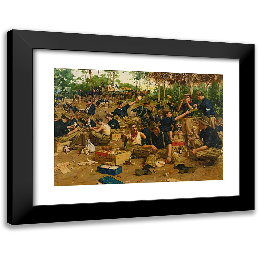 Gilbert Gaul 24x18 Black Modern Framed Museum Art Print Titled ...