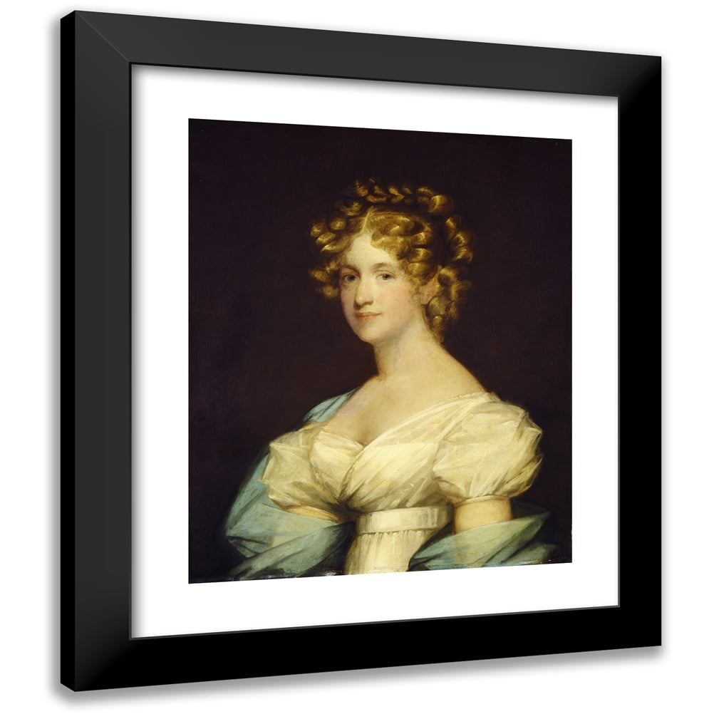Gilbert Stuart 12x14 Black Modern Framed Museum Art Print Titled ...