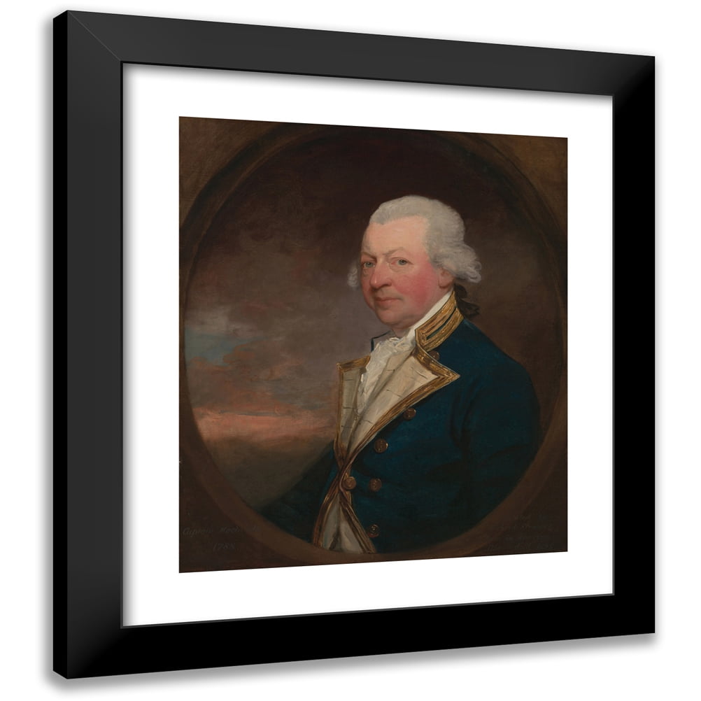 Gilbert Stuart 15x17 Black Modern Framed Museum Art Print Titled ...