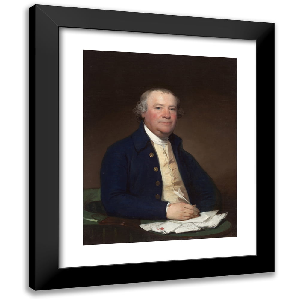 Gilbert Stuart 15x18 Black Modern Framed Museum Art Print Titled ...