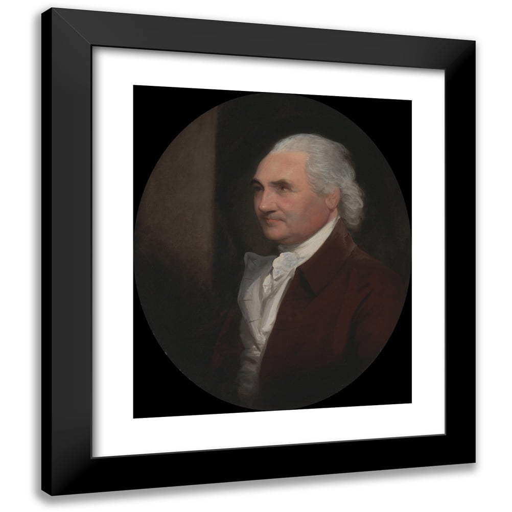 Gilbert Stuart 15x18 Black Modern Framed Museum Art Print Titled ...