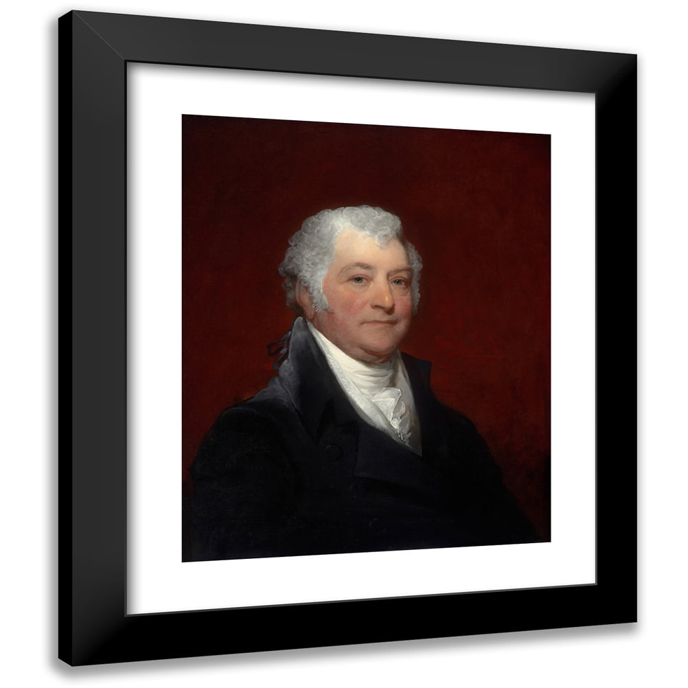 Gilbert Stuart 15x18 Black Modern Framed Museum Art Print Titled ...