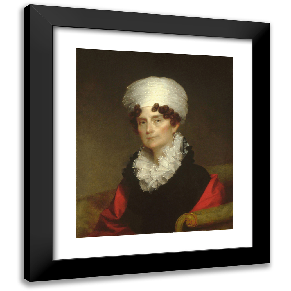 Gilbert Stuart 15x18 Black Modern Framed Museum Art Print Titled - Mrs ...