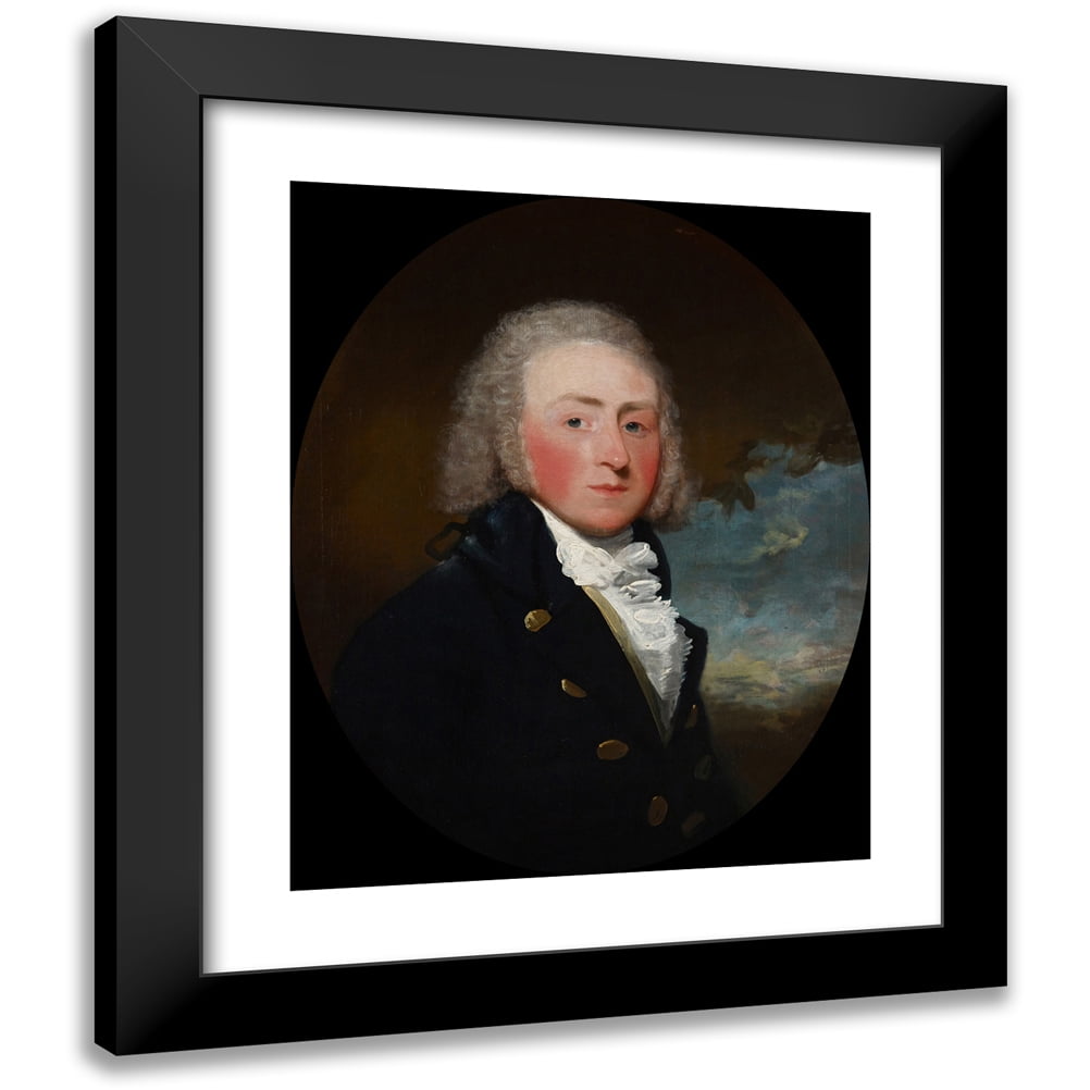 Gilbert Stuart 15x18 Black Modern Framed Museum Art Print Titled ...