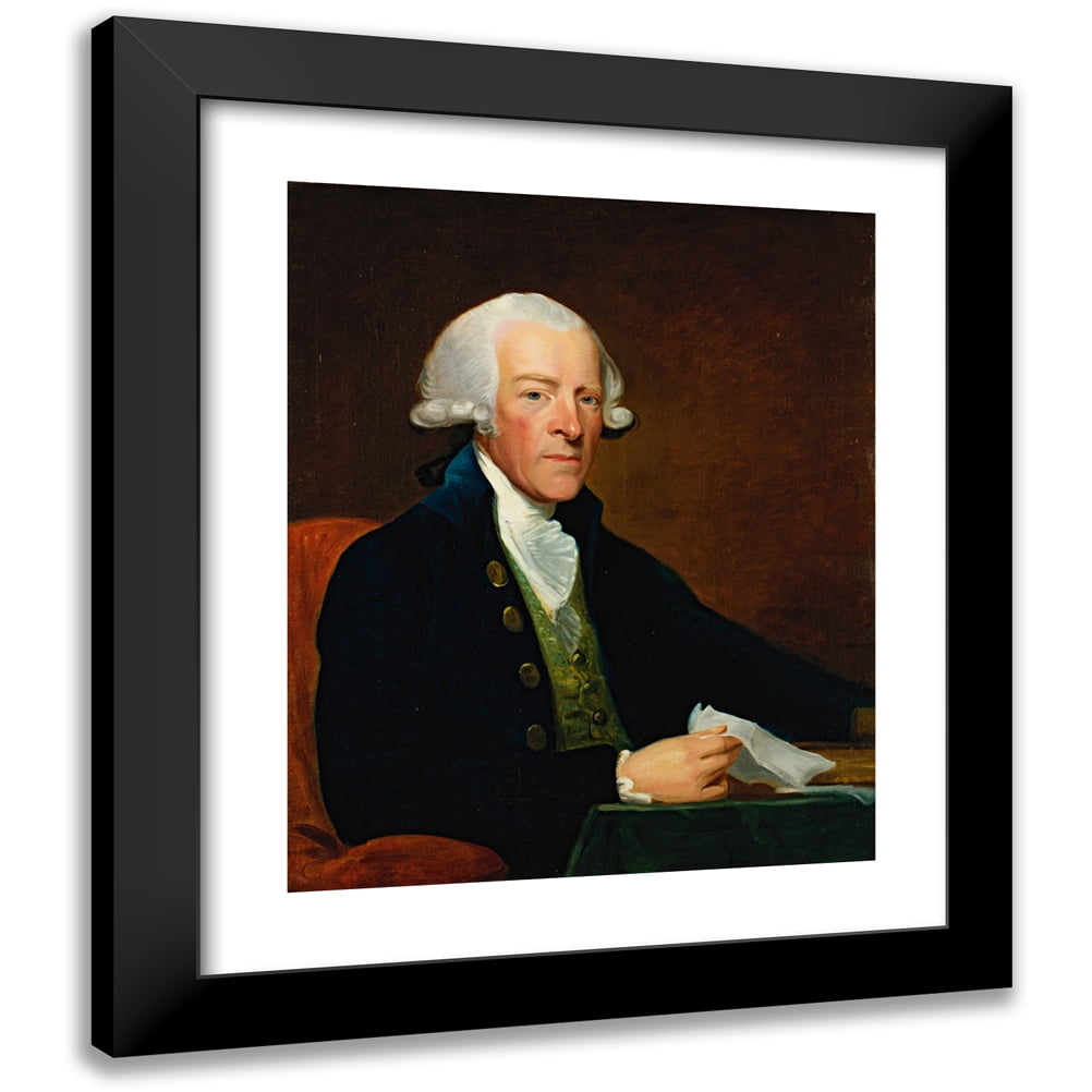 Gilbert Stuart 15x18 Black Modern Framed Museum Art Print Titled ...
