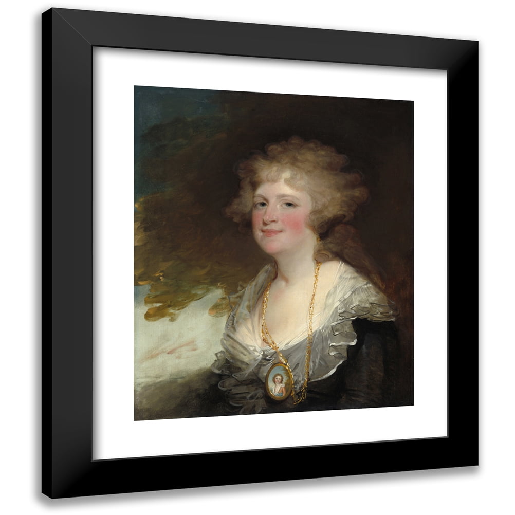 Gilbert Stuart 15x18 Black Modern Framed Museum Art Print Titled ...