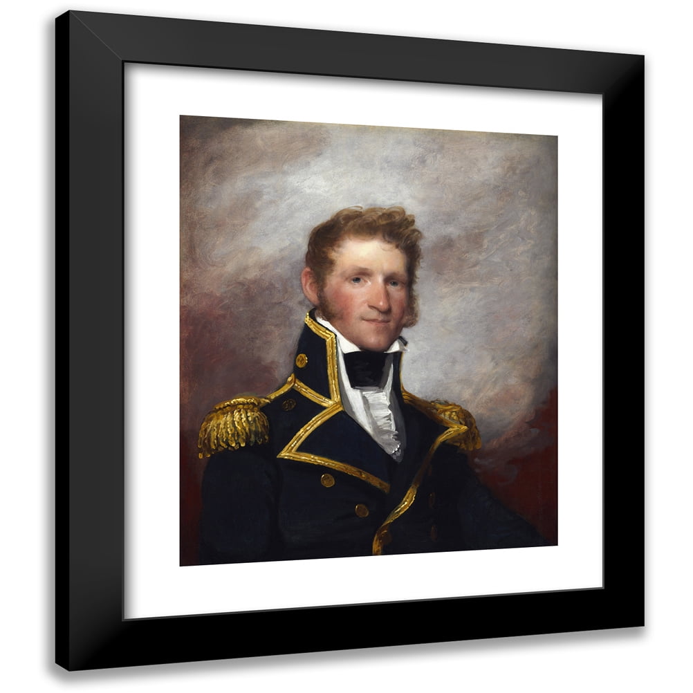 Gilbert Stuart 20x23 Black Modern Framed Museum Art Print Titled ...