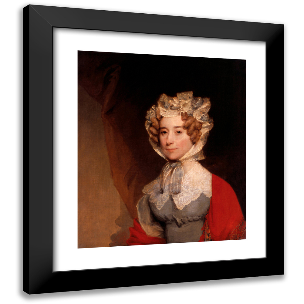 Gilbert Stuart 20x23 Black Modern Framed Museum Art Print Titled ...