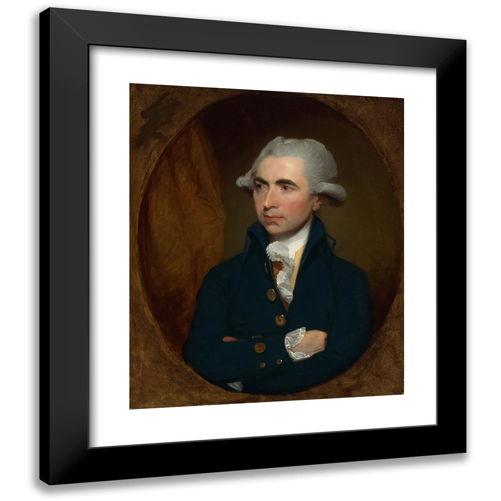 Gilbert Stuart 20x23 Black Modern Framed Museum Art Print Titled - Luke ...