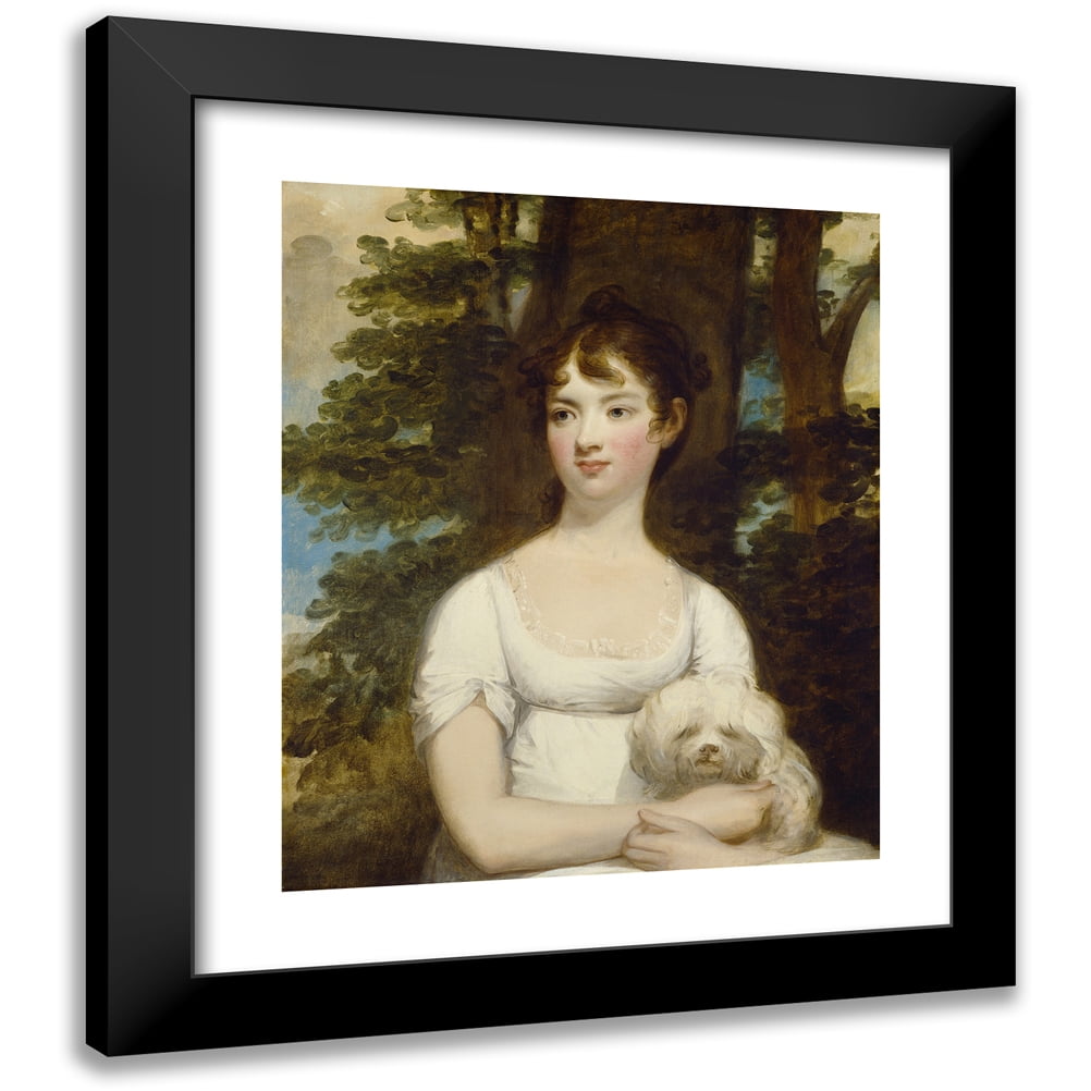 Gilbert Stuart 20x23 Black Modern Framed Museum Art Print Titled - Mary ...