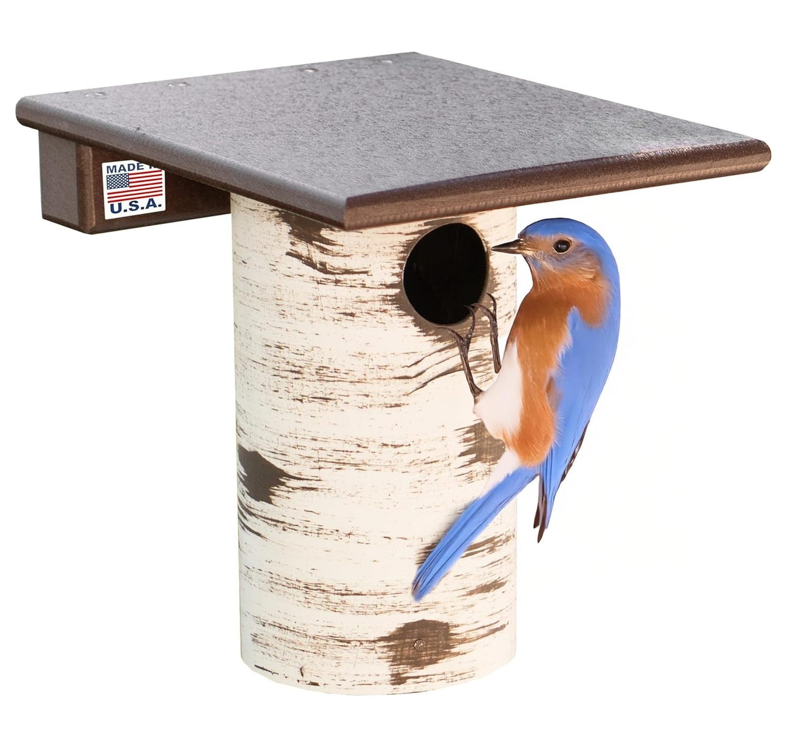 Gilbertson Pole Mount House with Removable Roof for Wild , Plastic ...