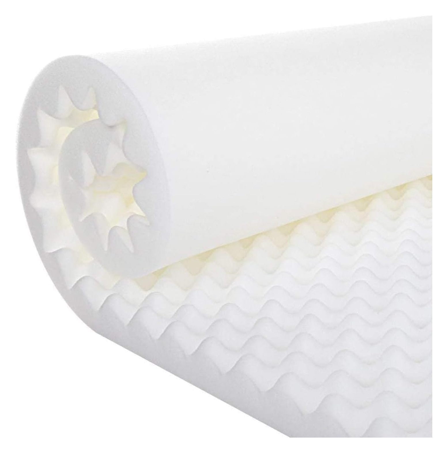 Gilbin Foam Mattress Topper, Egg Crate Foam Pad, Mattress Topper ...