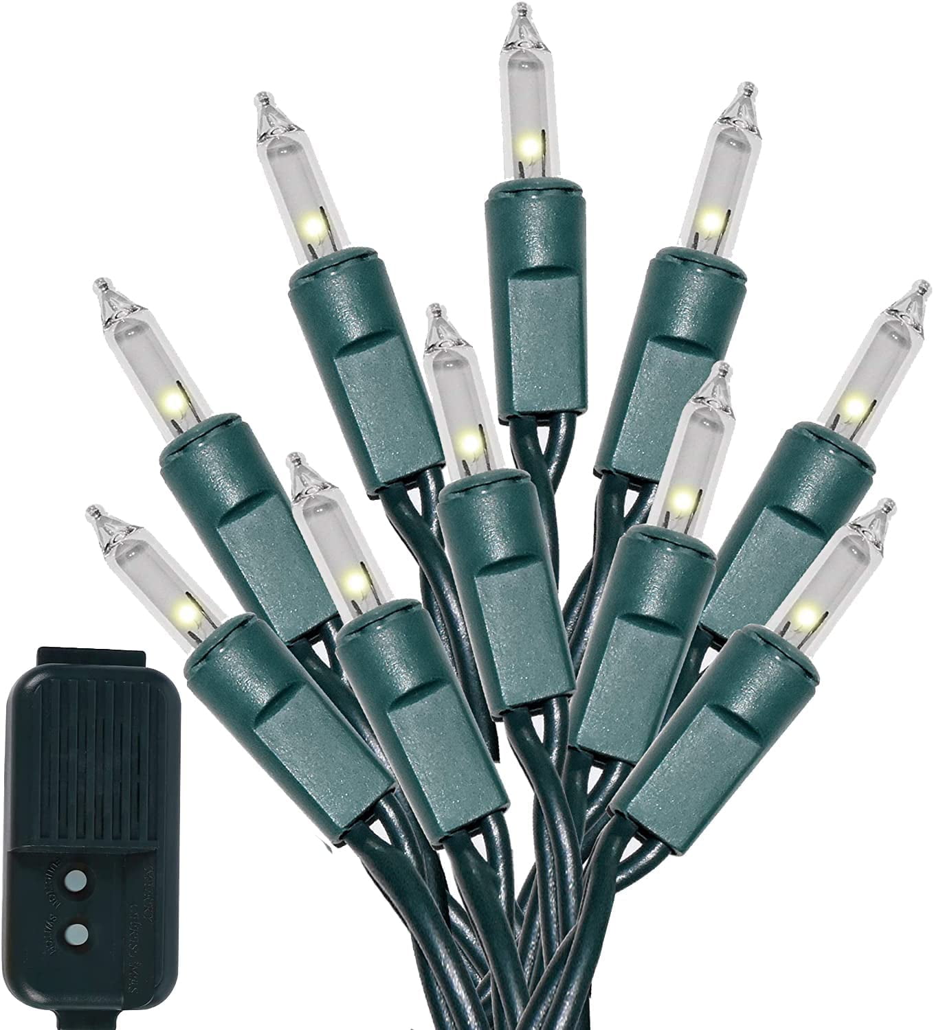 Gilbin Long-lasting White Xmas Outdoor String Shine - Musical Christmas ...