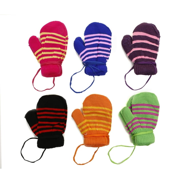 Gilbin Kids Winter Gloves: Toddler Magic Acrylic Insulated Mittens, 6 ...