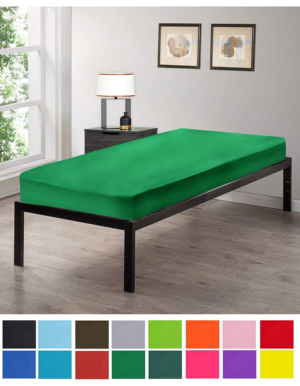 Gilbins 30" x 75" Ultra Soft Cotton Fitted Sheet for Cot, Bunk Beds ...