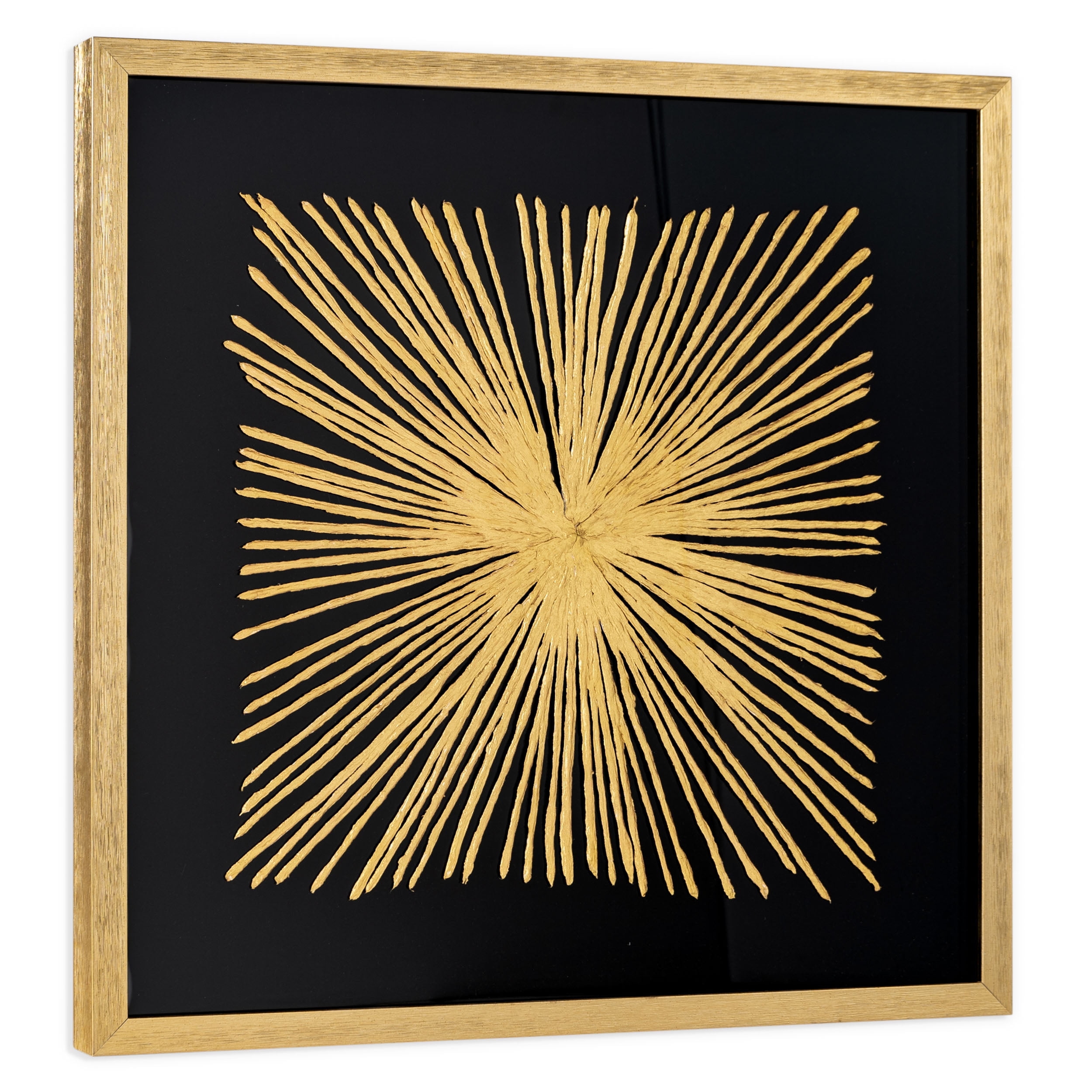 Gild Design House Aurous Flare 30" x 30" Shadow Box - Walmart.com