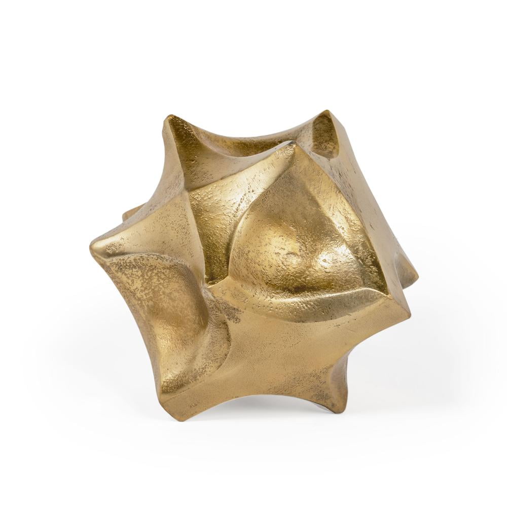 Gild Design House Claudia Gold Decorative Metal Orb Sculpture Large ...