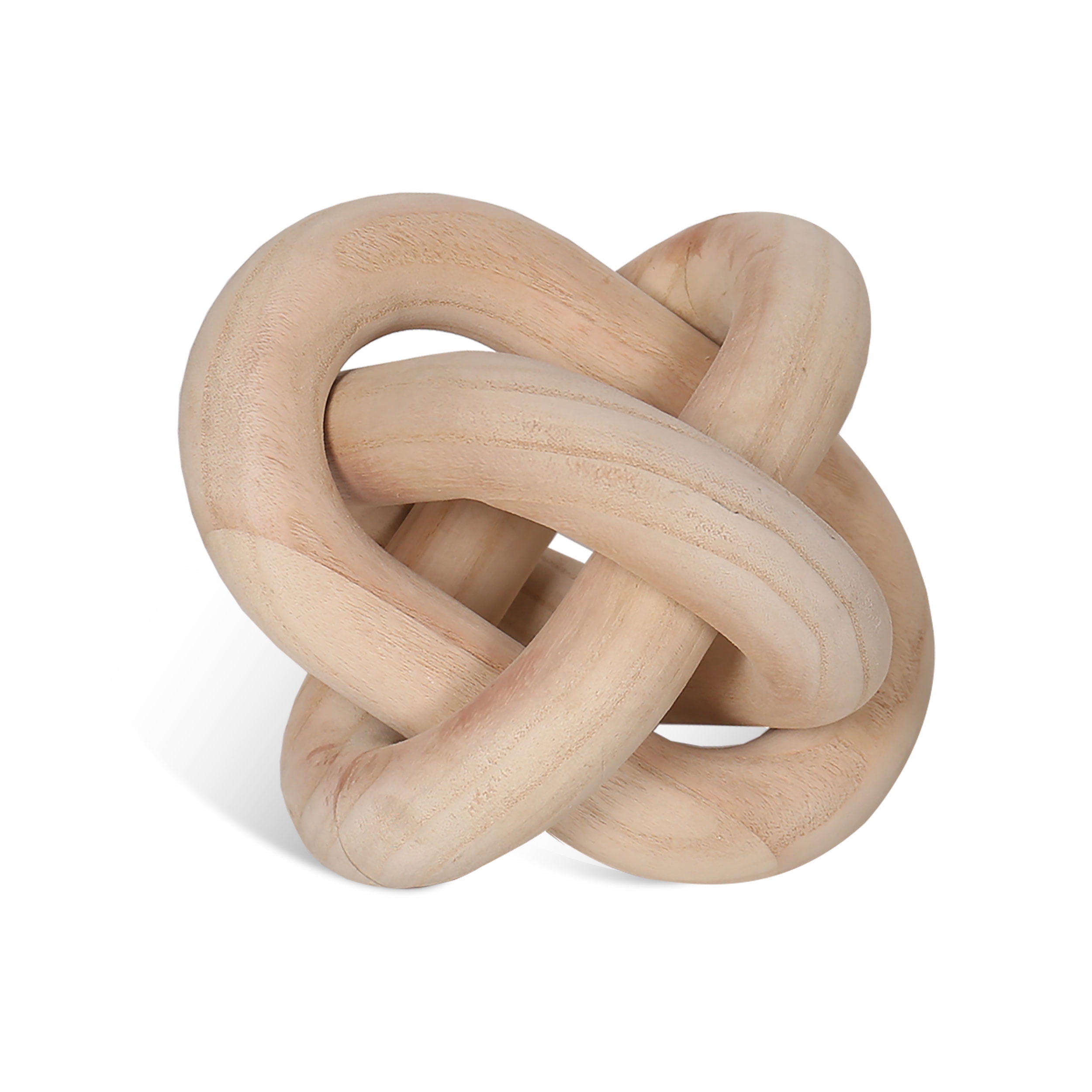 Gild Design House Devante Wood knot Sculpture, Large Natural Brown ...