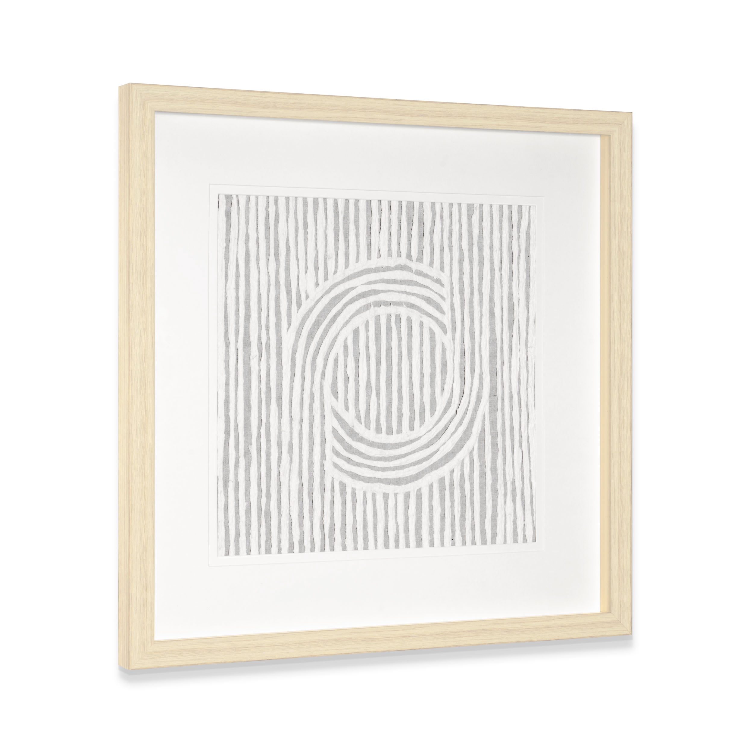 Gild Design House Zinnia 2 24" x 24" Shadow Box in Grey and White ...