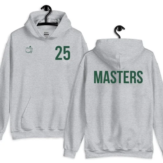 Gild Leaf 2025 Masters Augusta National Golf Grey Hoodie New For 2025 ...