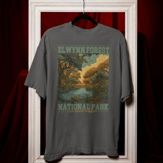 Gild Leaf Elwynn Forest | Vintage Mmo National Park T-Shirt, Retro Rpg ...
