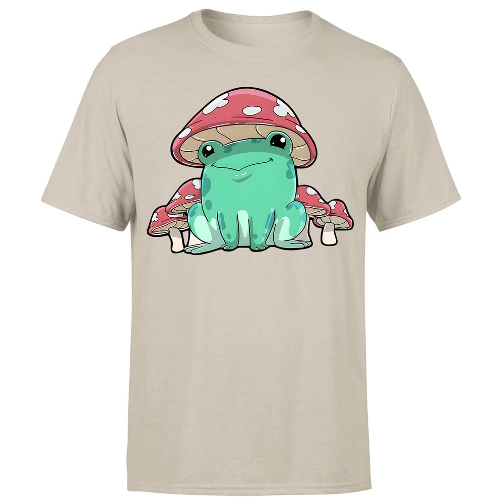 Gild Leaf Frog Mushroom Kawaii Japan Art Mens T-Shirt#P1#Or#A, Size S ...