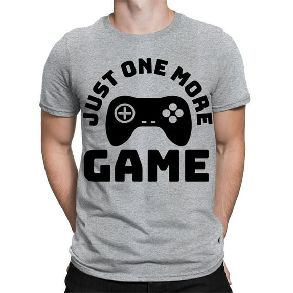Gild Leaf Just One More Game Video Gaming Gamers Present Mens Womens T ...