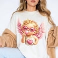 Gild Leaf Retro Cupid Vday Heart Tshirt - Walmart.com