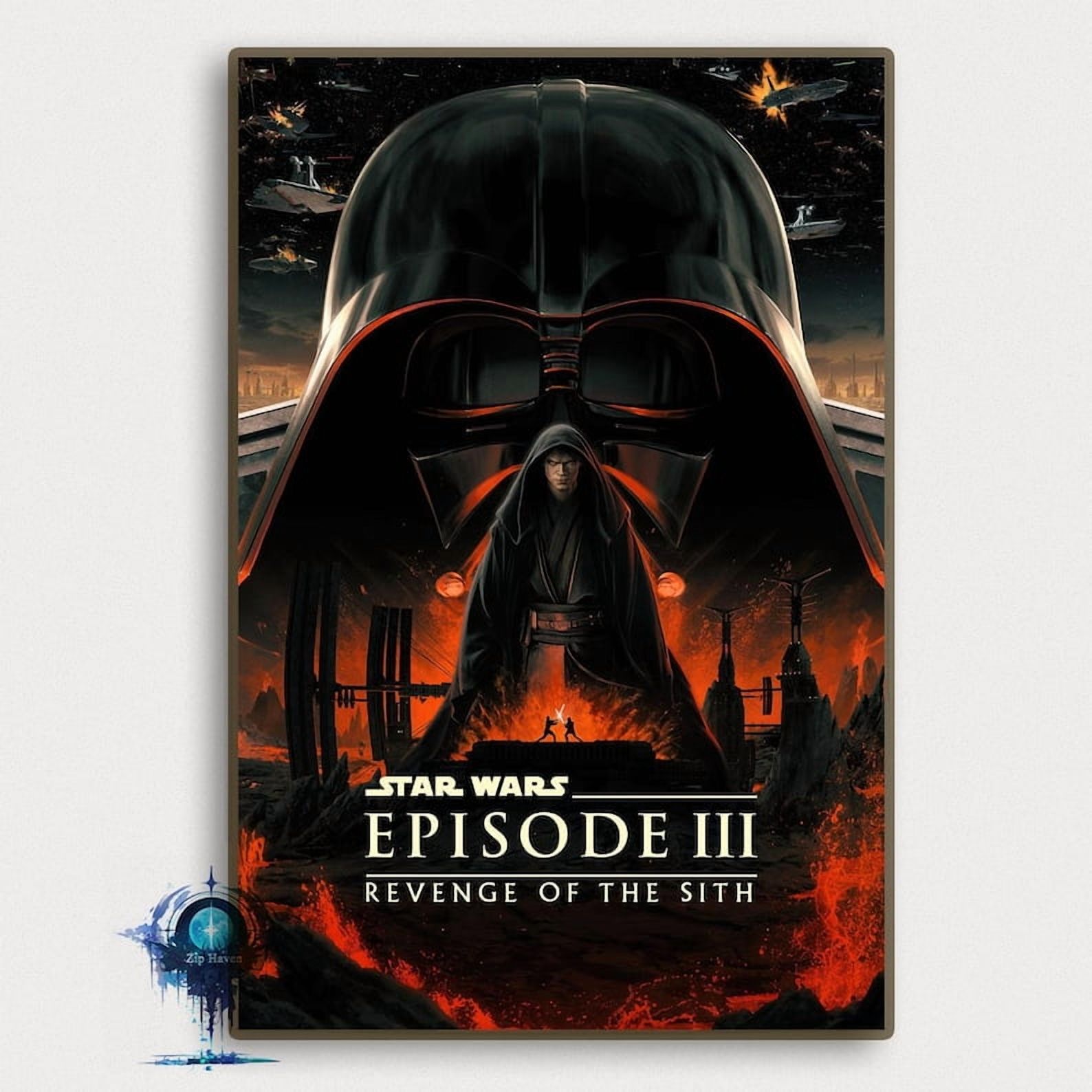 Gild Leaf Revenge Of The Sith 20Th Anniversary Poster Movie Poster ...
