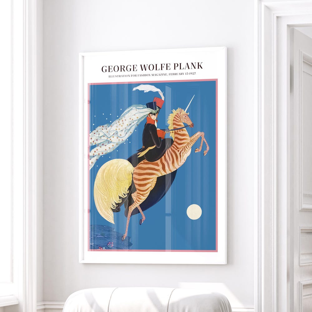 Gild Leaf Vintage Fashion Magazine Cover Print | George Wolfe Plank ...
