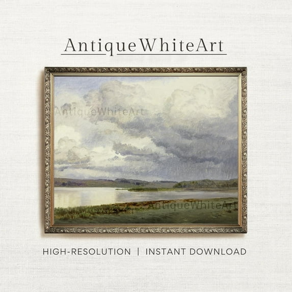 Gild Leaf Vintage Landscape Wall Art, Country Art, Landscape Art ...