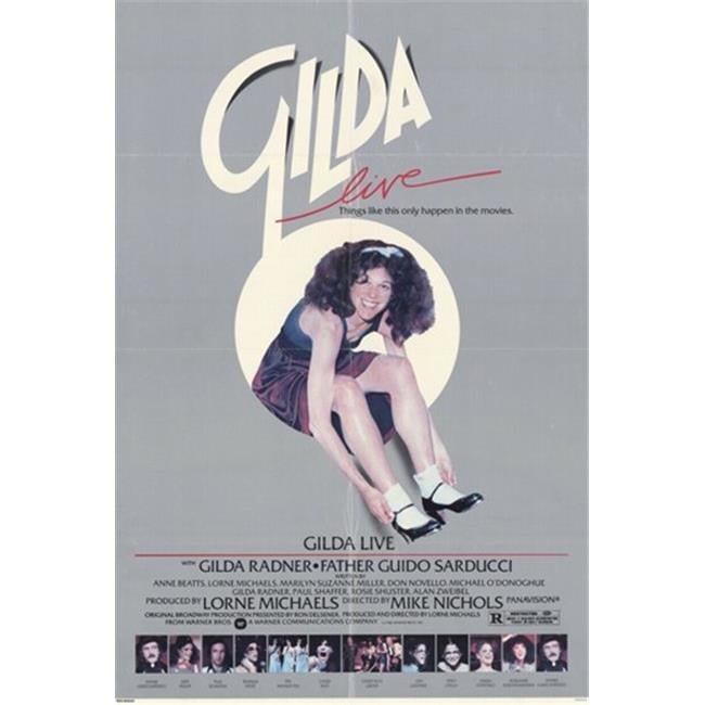Gilda Live Movie Poster - 11 x 17 in. - Walmart.com