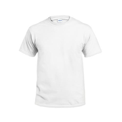 Gildan 291251 T-Shirt, Short-Sleeve, White Cotton, XL - Quantity 1 ...